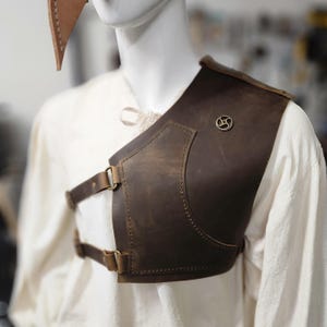 Leather Chest and Shoulder Armor Harness - Beginner Friendly - DIY PDF ...