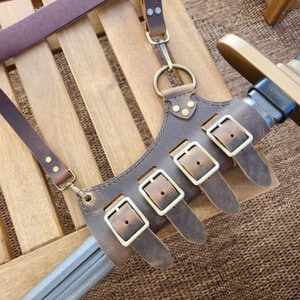 Medieval Fantasy Leather Sword Frog - DIY PDF Pattern Tutorial - Sword ...