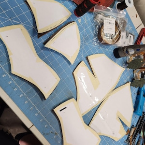 Leather Pauldrons Shoulder Armor 3 Pack - Three DIY PDF Patterns and Video Tutorial - Cosplay ...