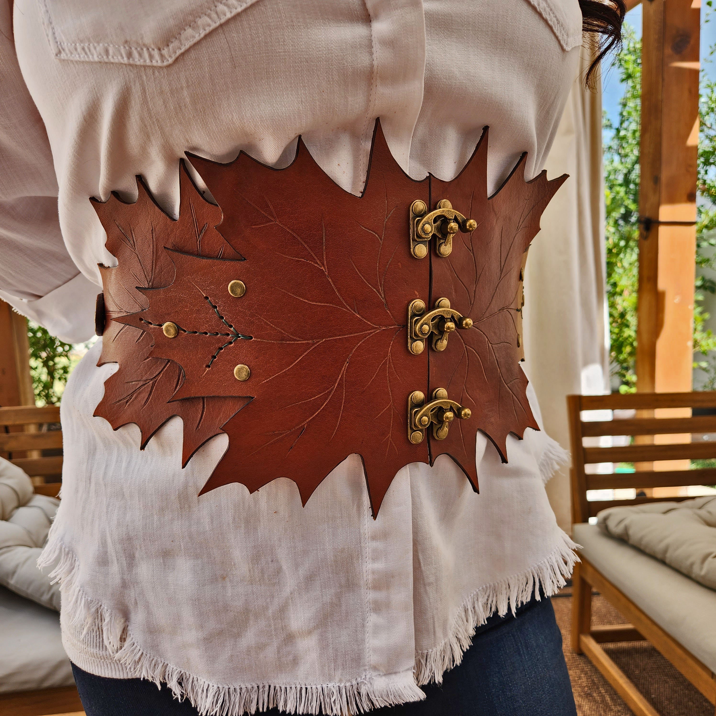 Leaf Belt Pattern Tutorial - DIY PDF Pattern Video Tutorial - Fairy ...