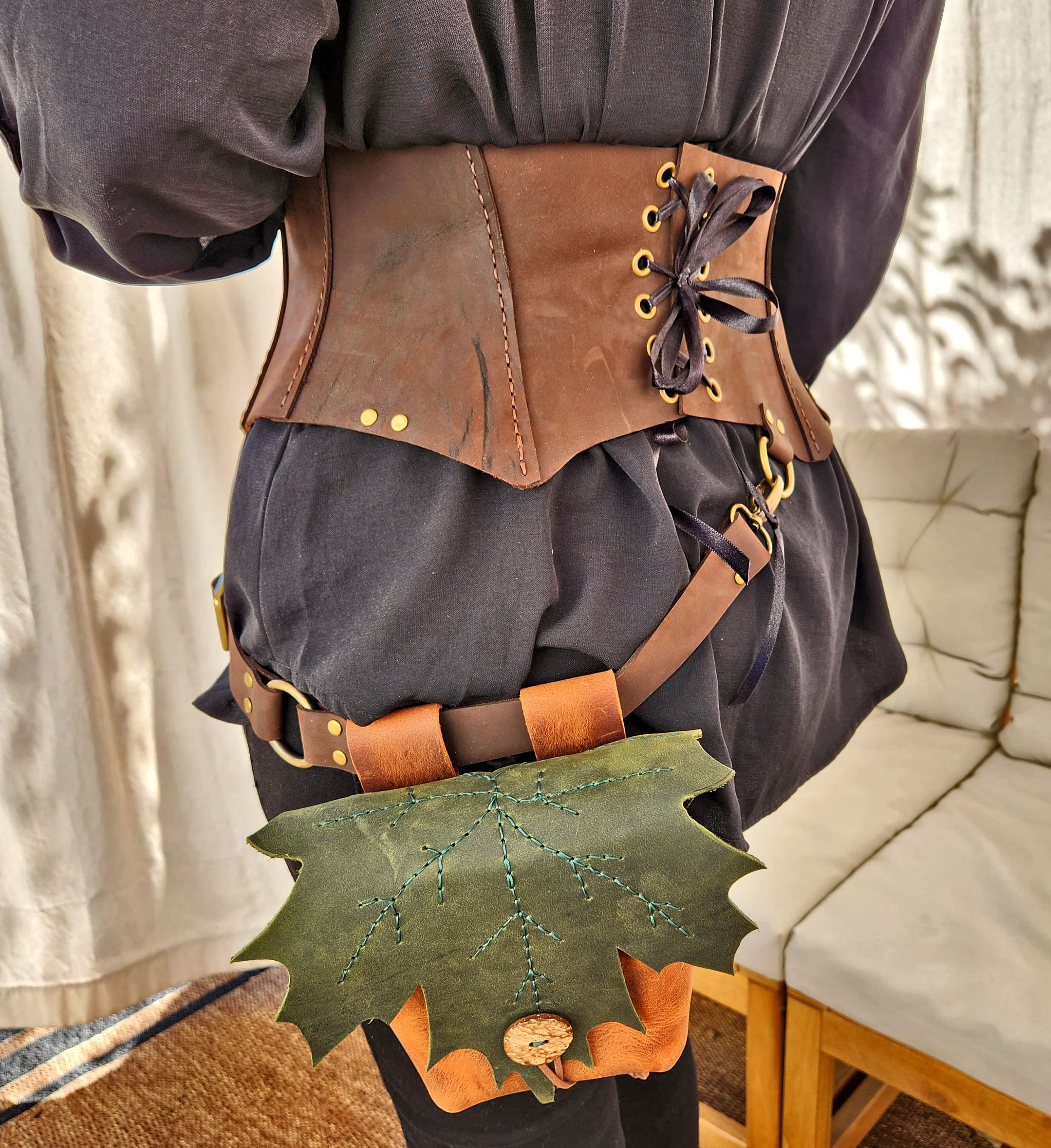 Steampunk Half Corset Pattern Tutorial - DIY PDF Corset Belt - Medieval ...