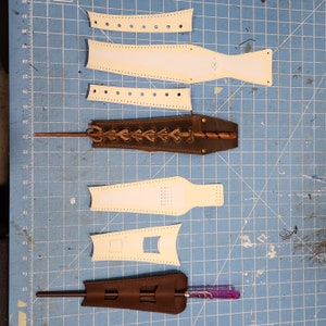 Magic Wand Leather Holster Pattern V2 - DIY PDF - Wizards Wand Holster ...