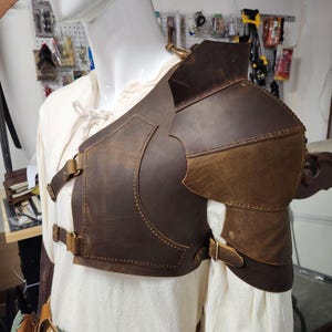 Leather Chest and Shoulder Armor Harness - Beginner Friendly - DIY PDF ...
