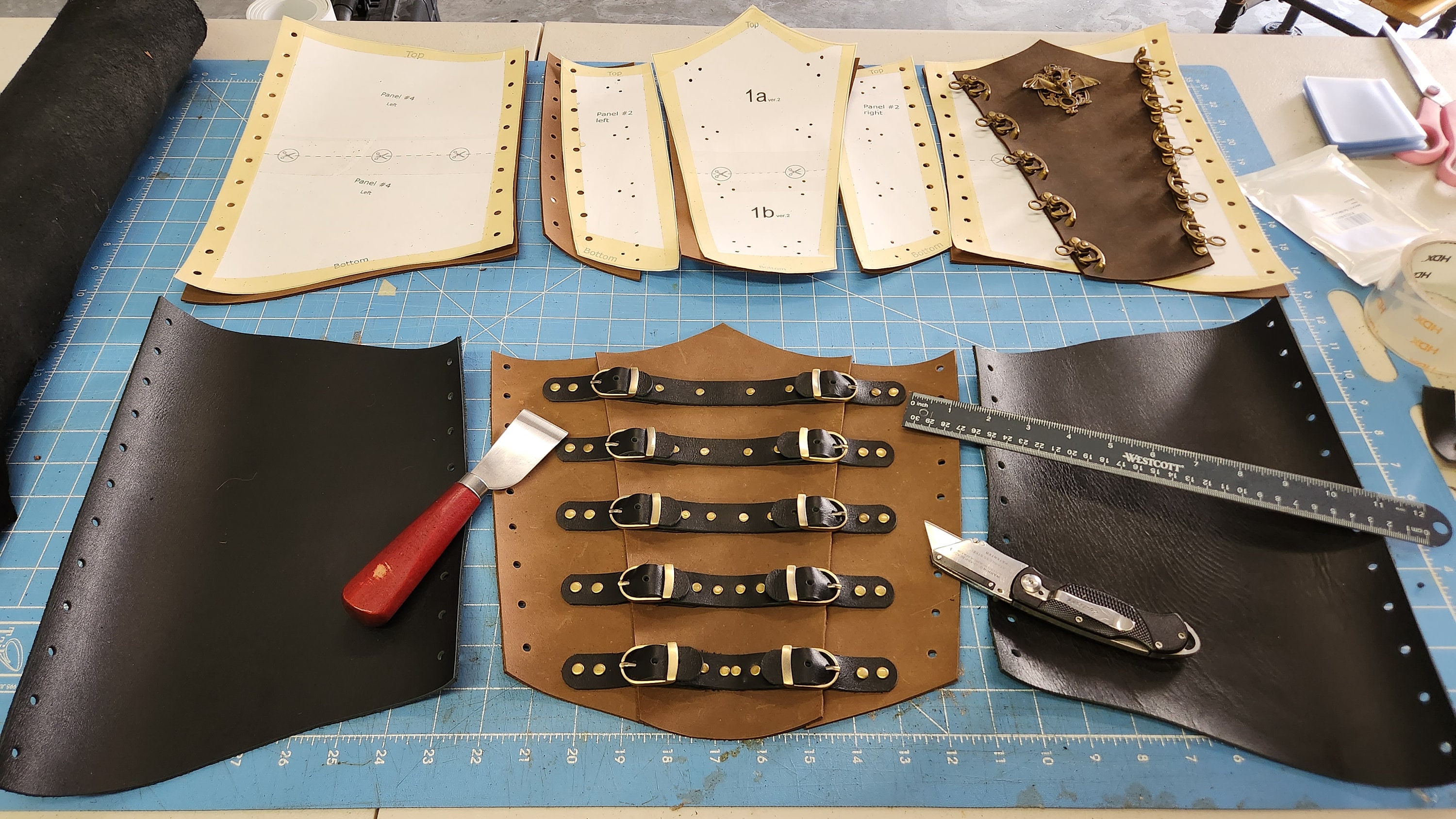 Leather Corsets PDF Pattern and Tutorial 3 Versions 2 - Etsy