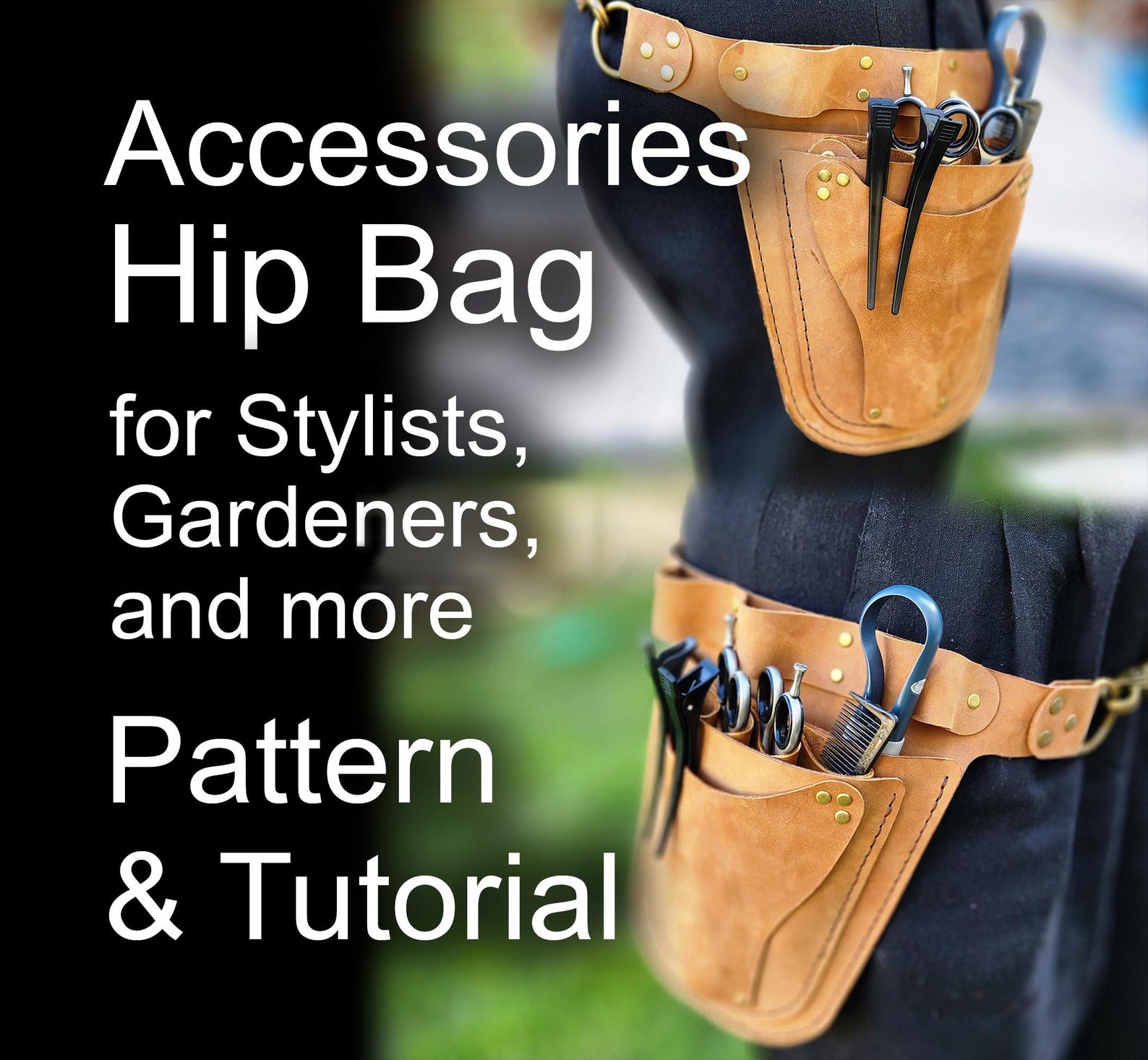 Stylist Hip Bag - Accessories Hipbag Pattern Tutorial - Hair Stylist ...