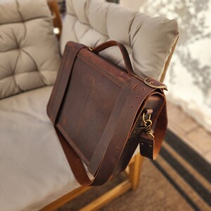 A Better Laptop Bag Pattern - DIY Medium Messenger Style Leather Bag ...