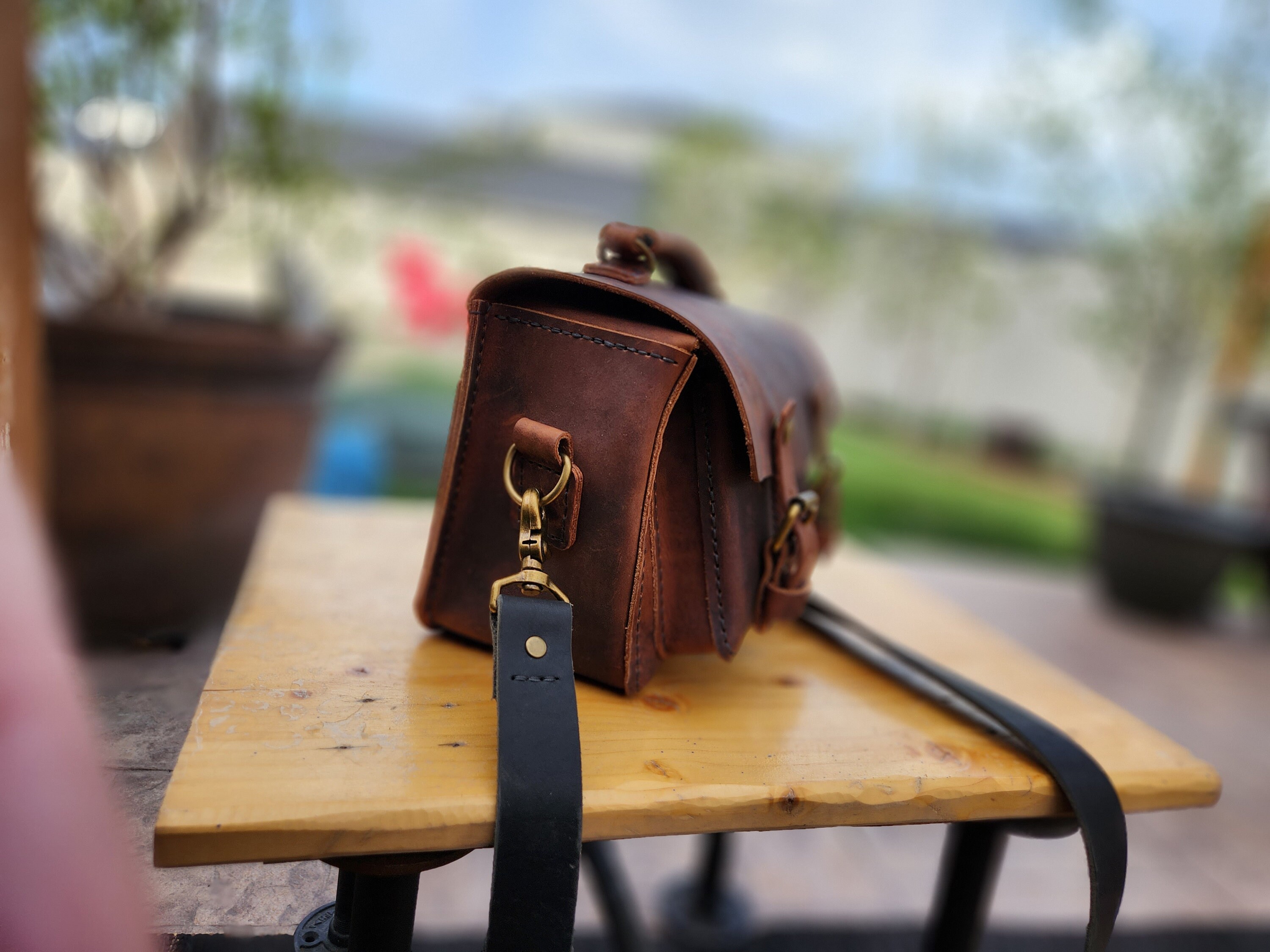 Chunky Leather Bag Pattern DIY Medium Camera Bag Pattern - Etsy