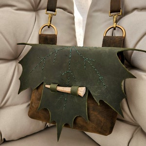 The Original Maple Leaf Belt Bag Pattern Tutorial - Elven Hip Bag - DIY ...