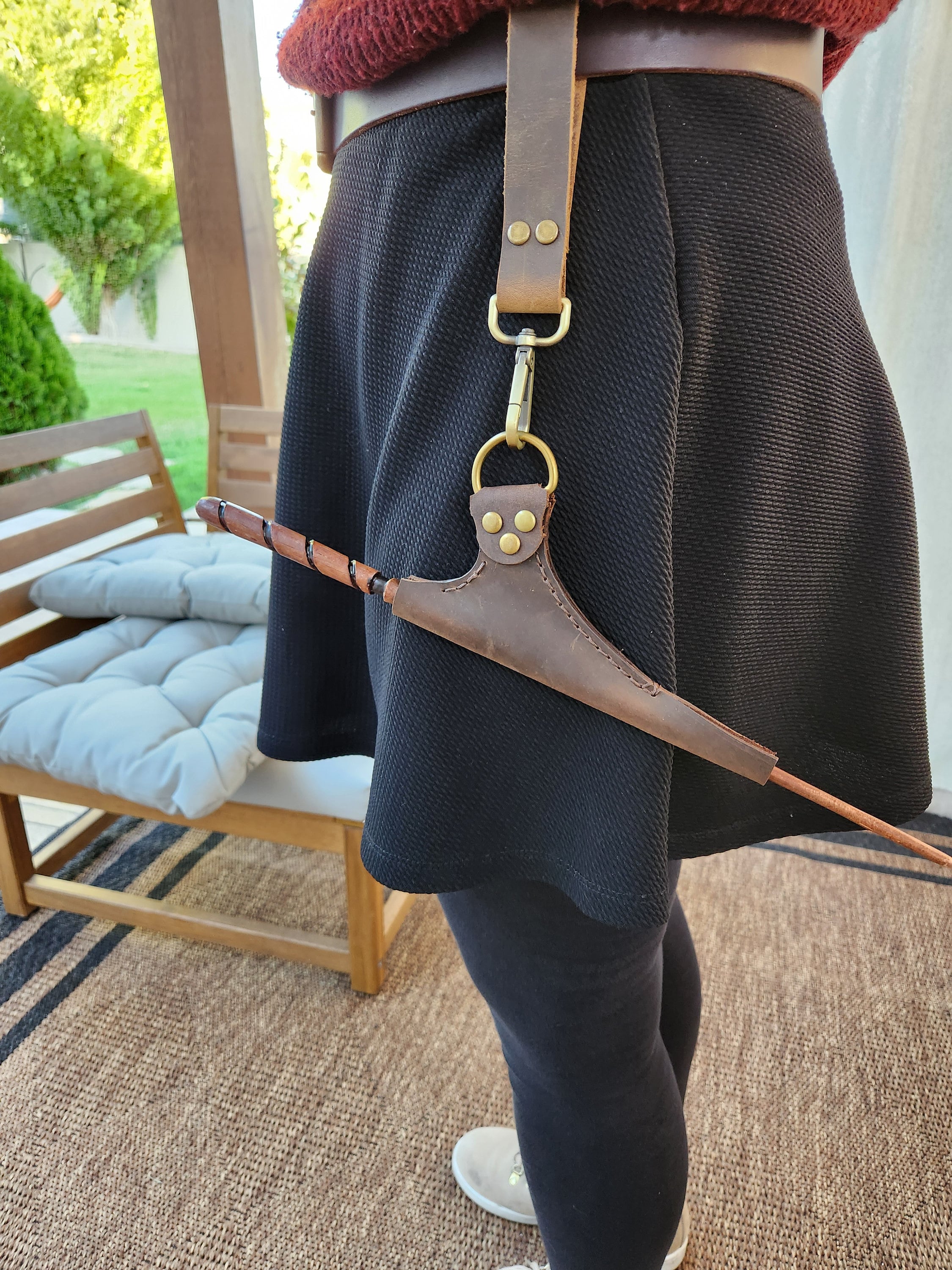 Magic Wand Leather Holster Pattern - DIY PDF - Wizards Wand Holster ...