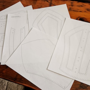 New Leather Bracers Bundle - DIY Arm Guard Patterns: Medieval Bracers ...