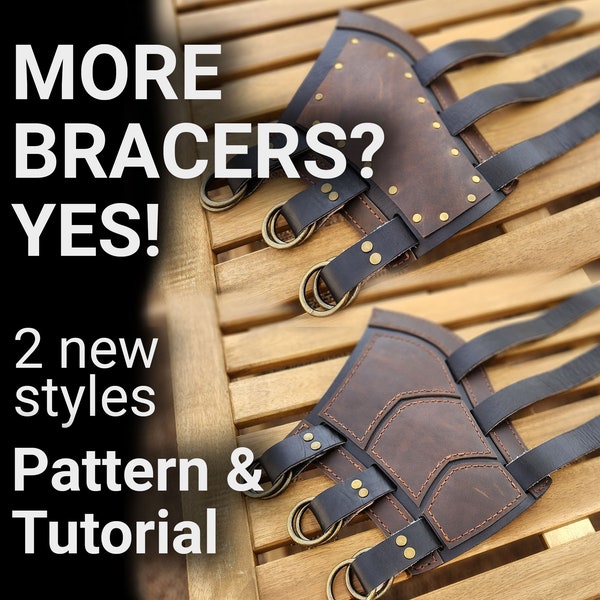 Leather Arm Bracer Patterns - Etsy