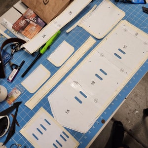 Roll-up Dopp Kit Leather Pattern Tutorial - Leather Roll up Bag PDF ...