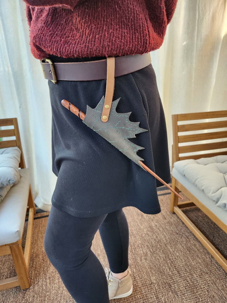 Magic Wand Leather Holster Pattern - DIY PDF - Wizards Wand Holster ...