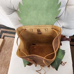 Woodland Elf Backpack | DIY PDF Pattern & Tutorial - Leather Backpack ...