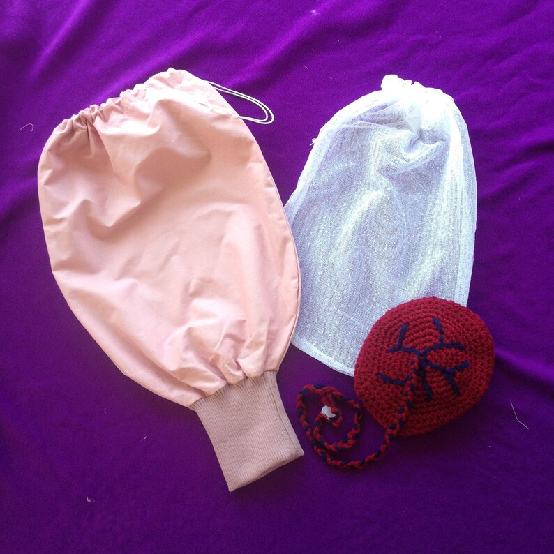 Cloth Pelvis, Uterus, Amniotic Sac, and Crochet Placenta , Childbirth ...