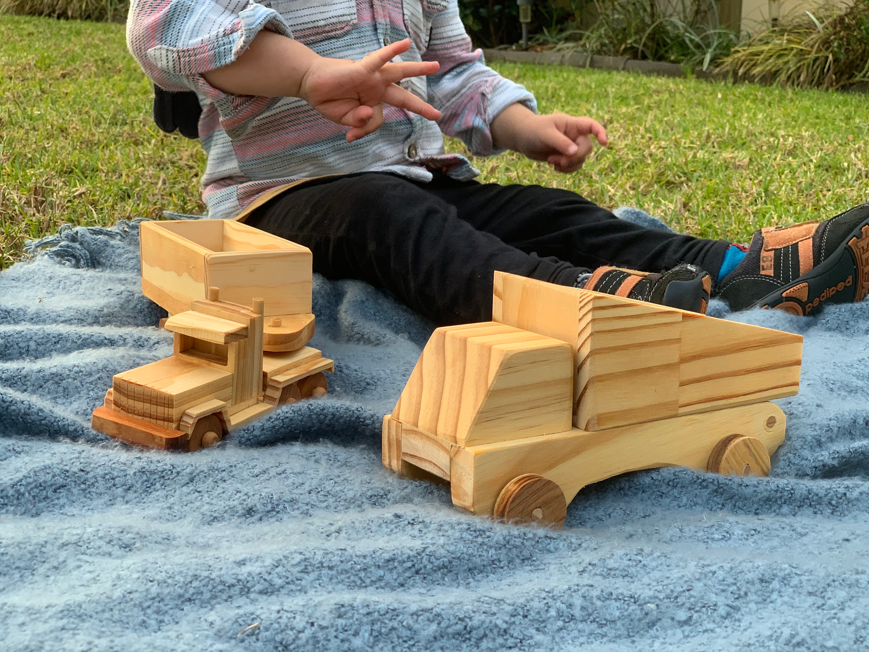 Wooden Tip Truck, Kids Toy - Etsy