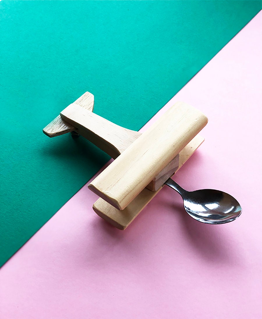 Aeroplane Spoon Kids Cutlery - Etsy Sweden