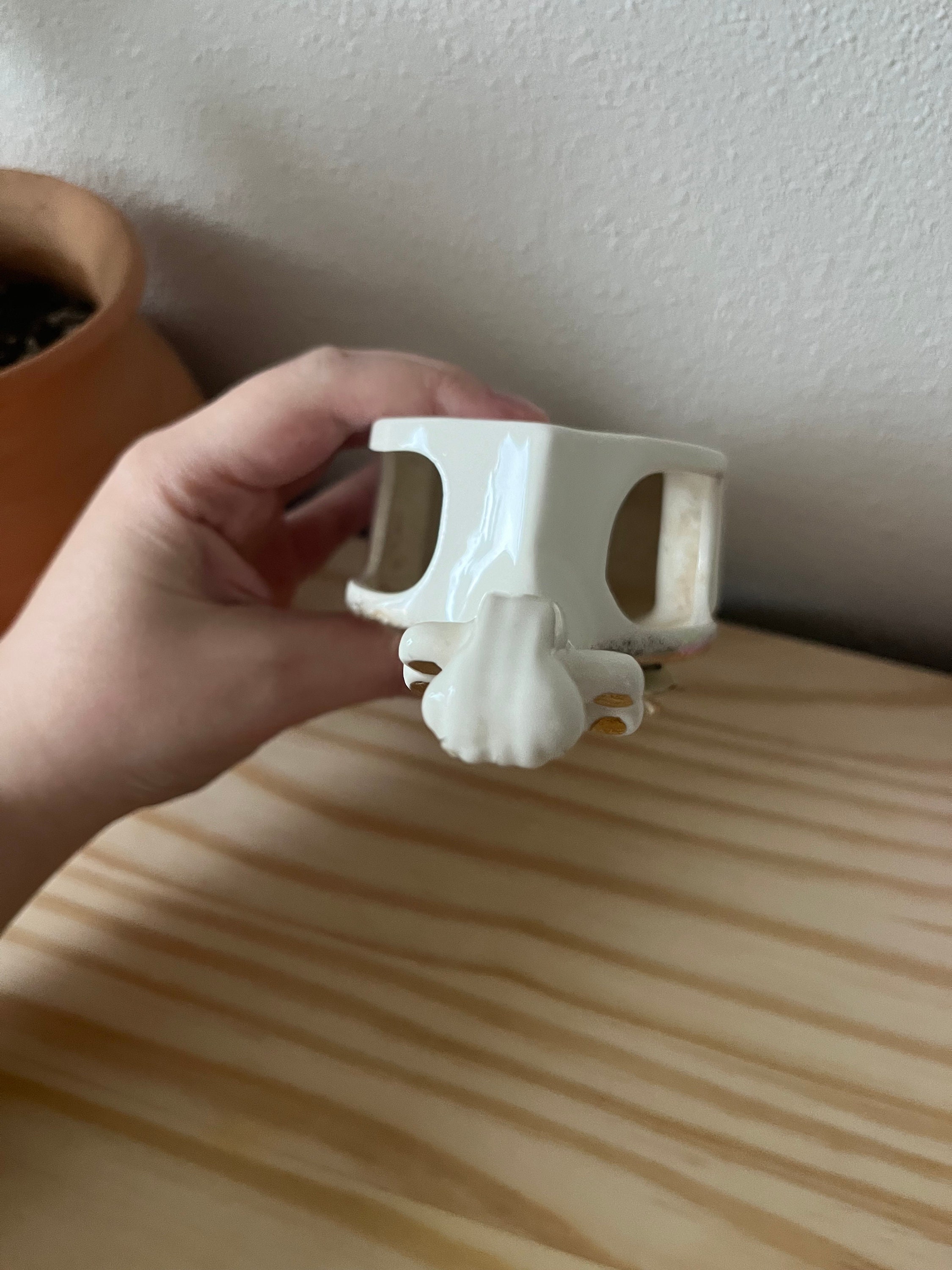 Vintage Lefton Ceramic Violin Wall Pocket Planter Vase - Etsy