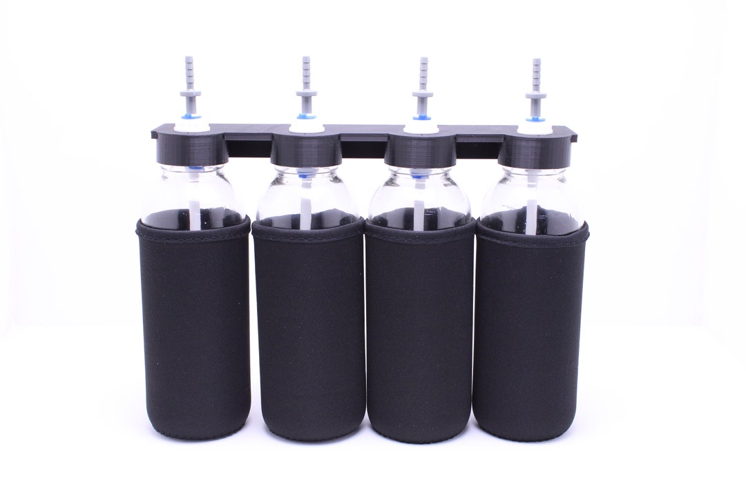 Aquarium Dosing Container - 4 X 18oz Glass Containers - for Marine ...