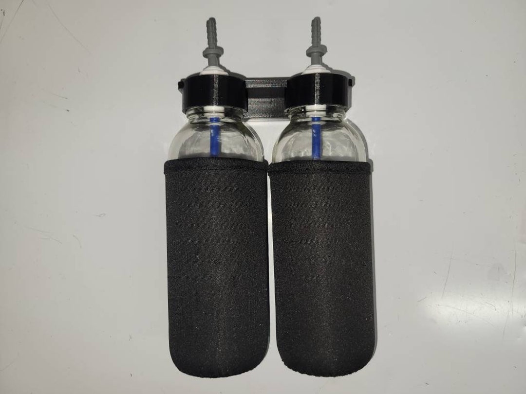 Aquarium Dosing Container - 2 X 18oz Glass Containers - for Marine ...