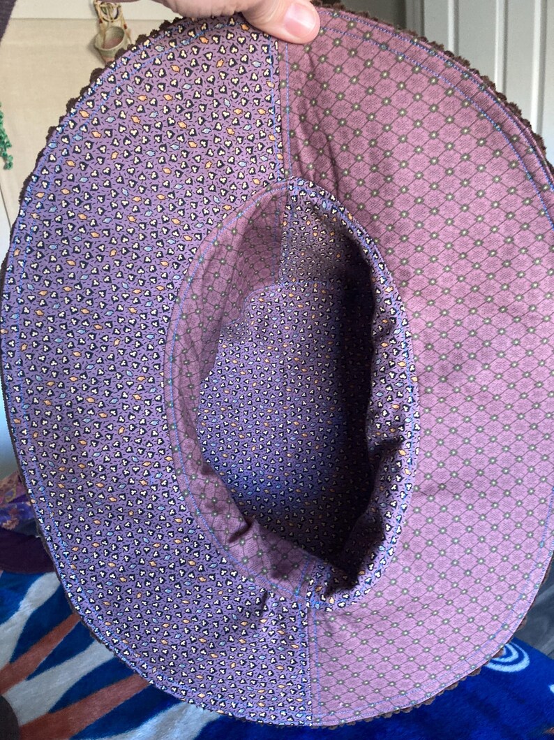 Handmade Hippie Floppy Hat // Vintage Corduroy - Etsy