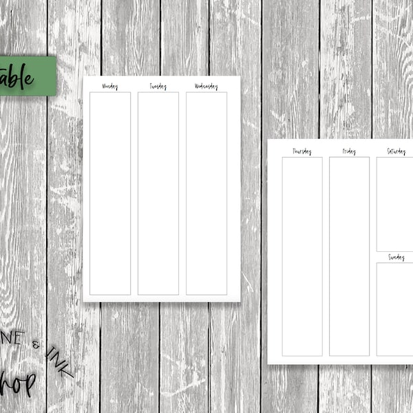 Printable A5 Planner - Etsy