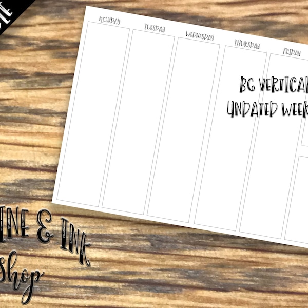 Printable Tn Inserts - Etsy