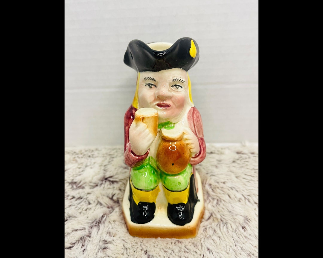 Vintage Shorter & Sons Toby Jug. Jolly Man in a Red Jacket Avon Ware ...
