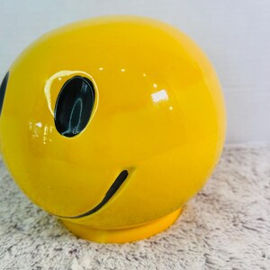 Mccoy Pottery Smiley Face Coin Bank RARE 70’s Nostalgic Smiley Penny ...