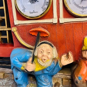 1975 New Haven Burwood Train Caboose Hobo Weather Station Barometer ...