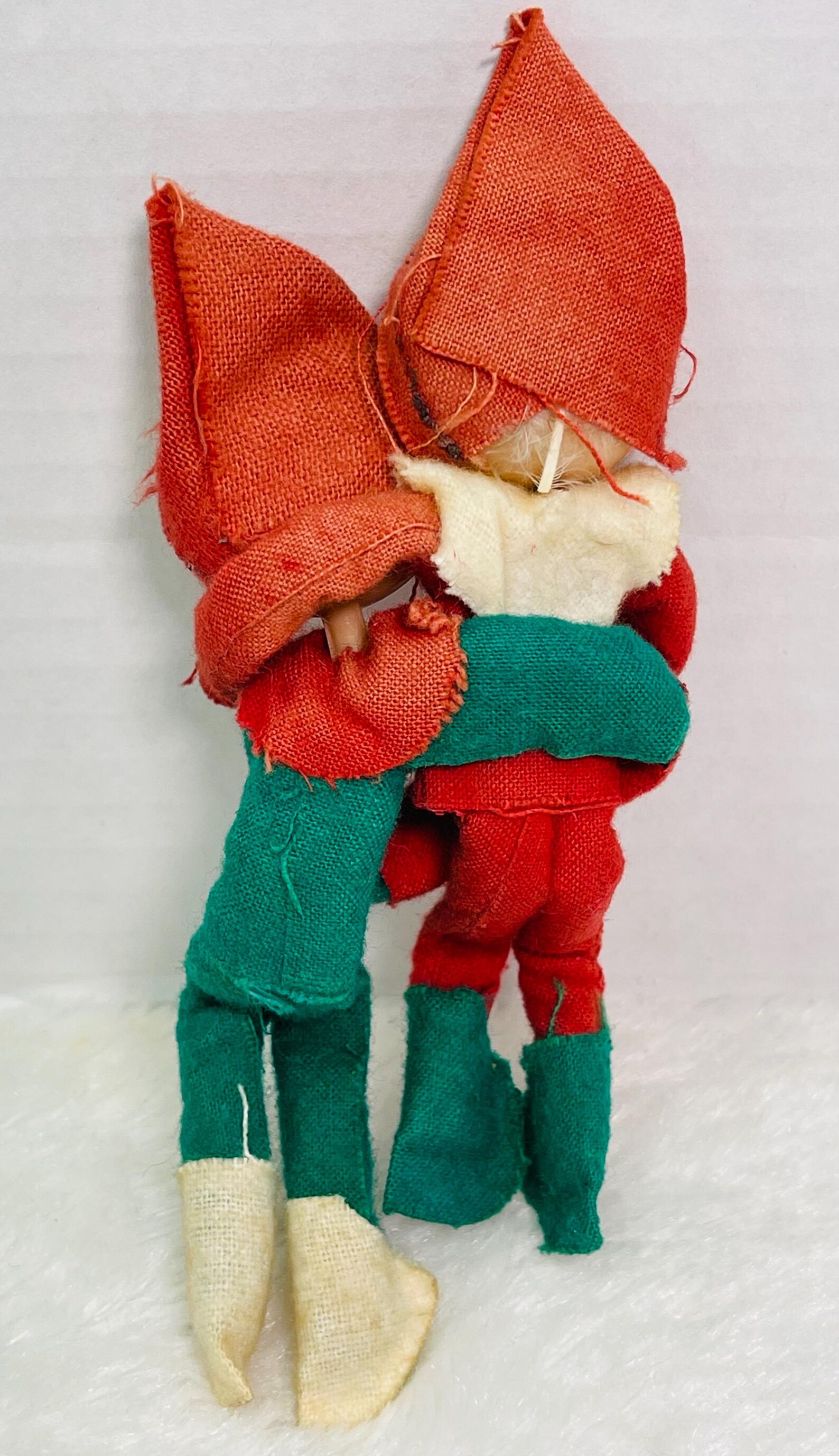 Hugging Pixie Angel Ornament Christmas Fairy Elves Figurine Pixie Knee ...
