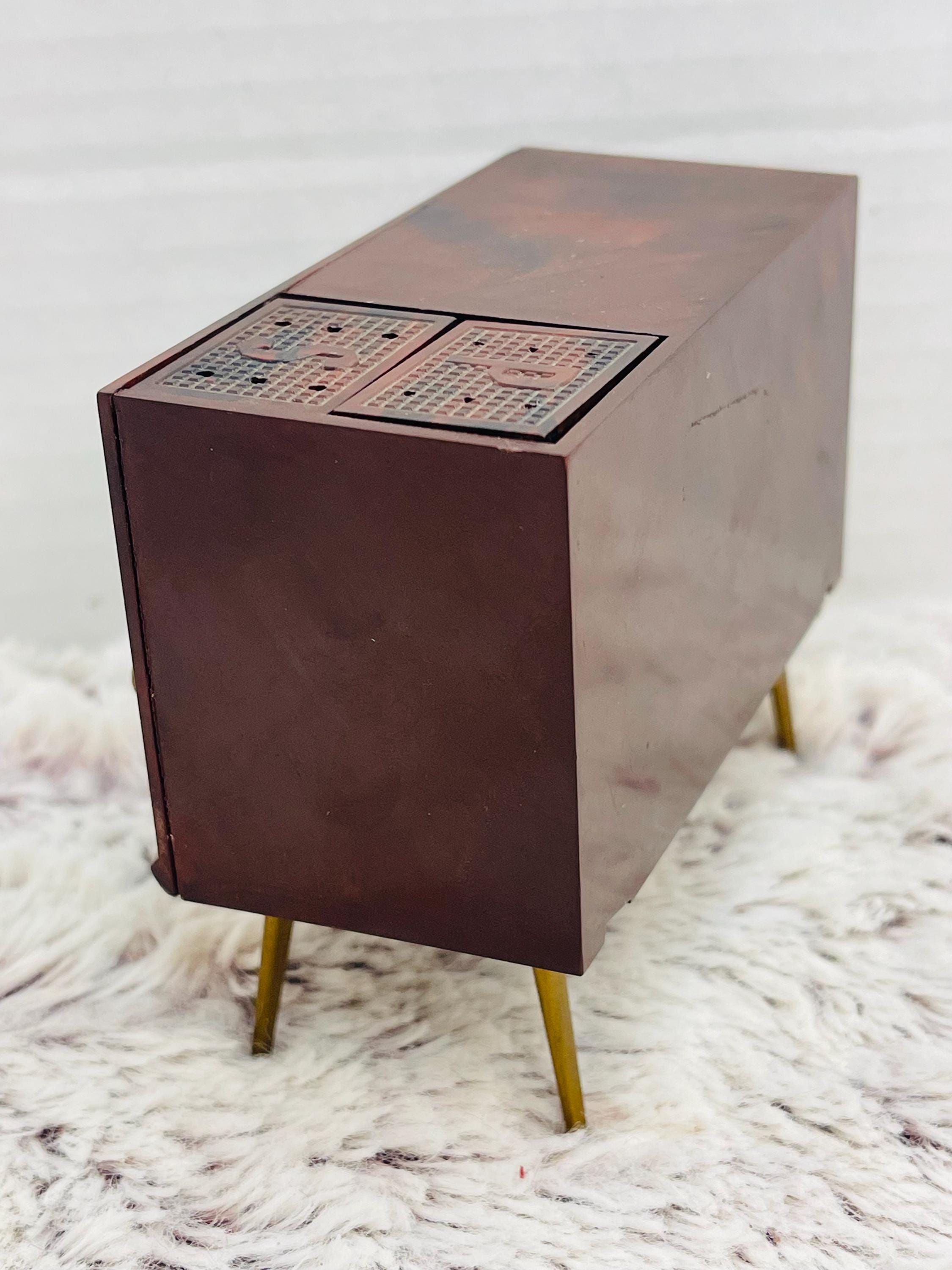 TV Salt and Pepper Set/tiny T-V Photo Salt & Pepper Television Picture ...