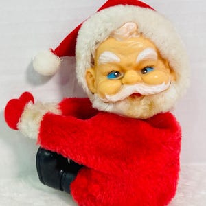 Santa Claus Clip on Climber Vintage Christmas Santa Candle Hugger ...