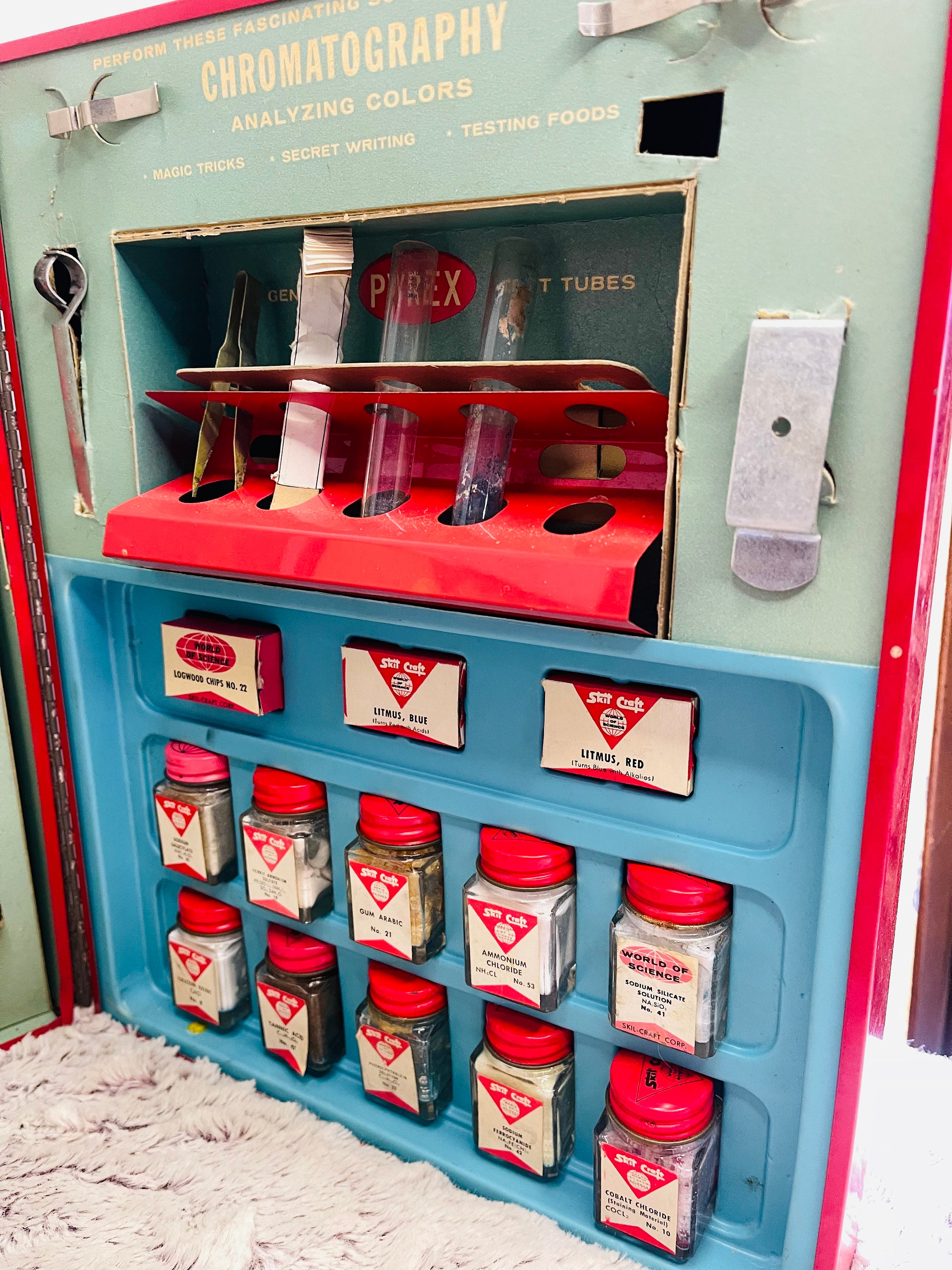 Rare Skil Craft Micro-chem Lab Set Tri Fold Chemistry Set With ...