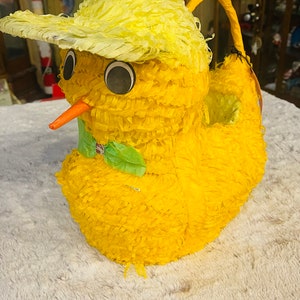 Kitschy Chick Easter Chicken Spring Crepe Paper Mache Piñatas-easter ...