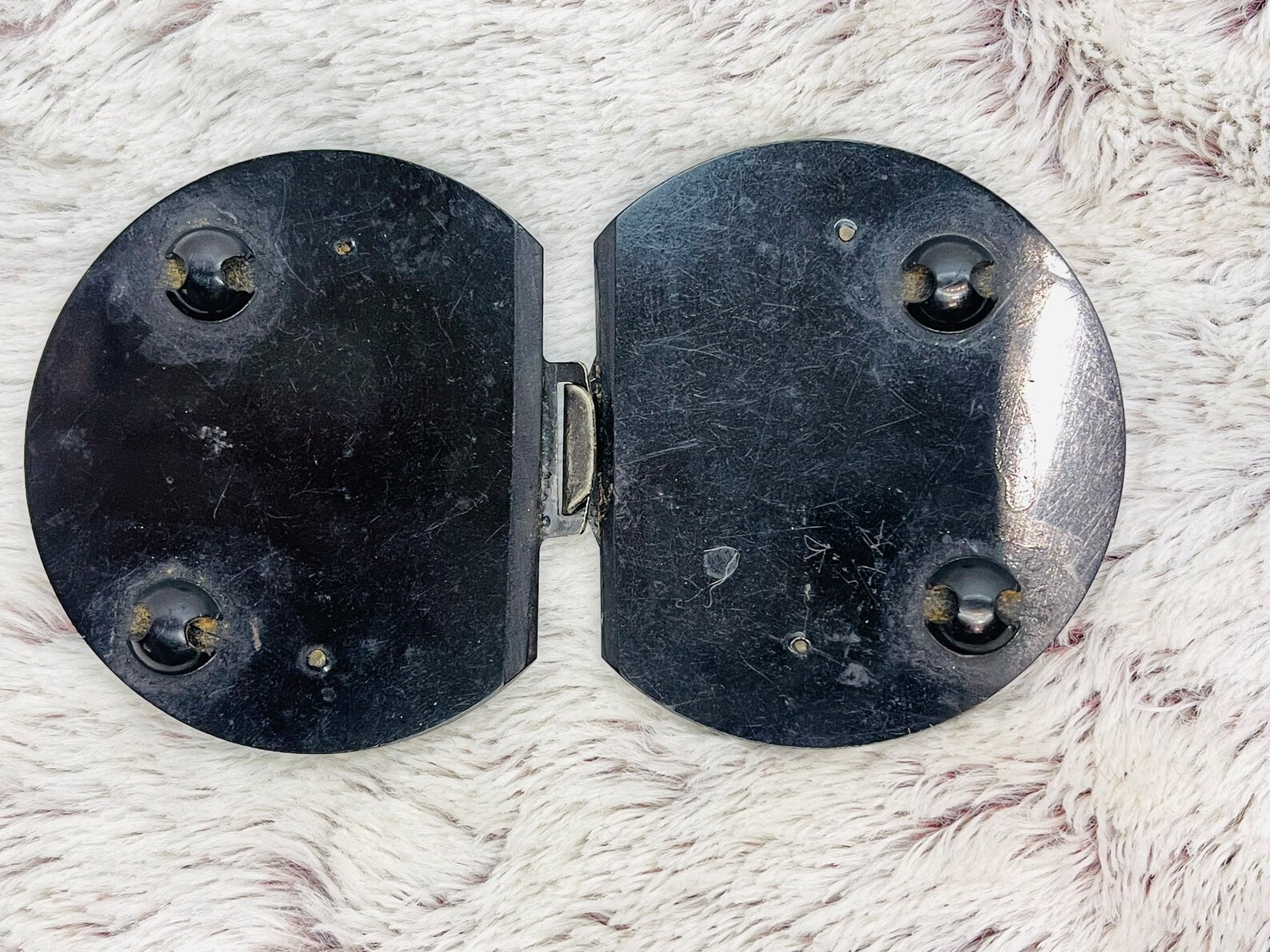 Cherub Angel Celluloid Belt Buckle Art Nouveau Nurses Cape Buckle ...