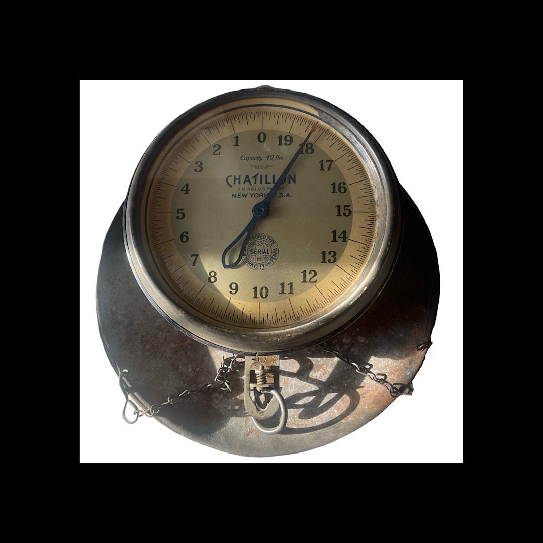 Double Sided Chatillon Hanging Produce Scale Antique Milk Scale Cottage ...