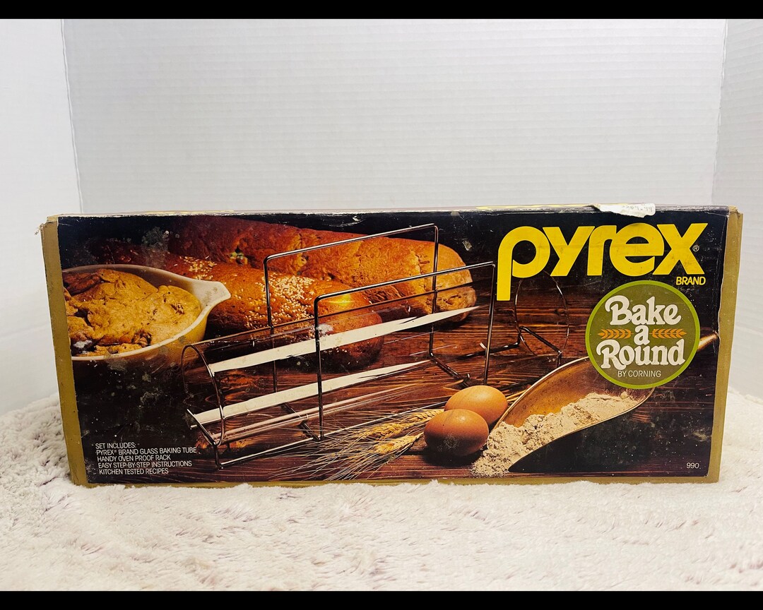 Pyrex 1970s Bake a Round Sealed Brand New in Box Sourdough Bread Baking ...
