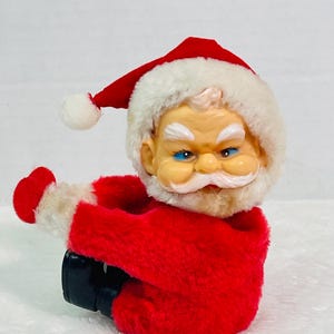 Santa Claus Clip on Climber Vintage Christmas Santa Candle Hugger ...