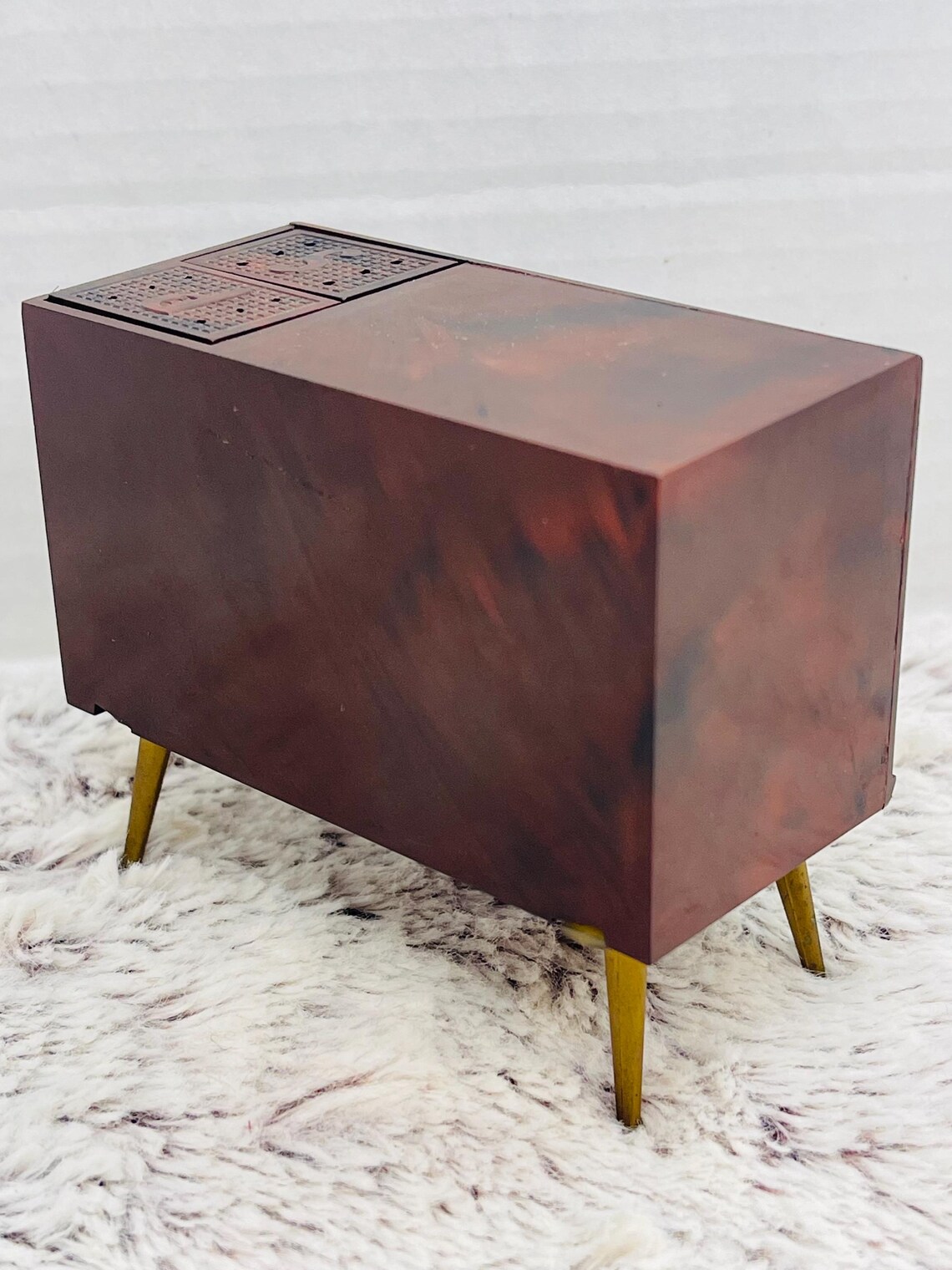 TV Salt and Pepper Set/tiny T-V Photo Salt & Pepper Television Picture ...