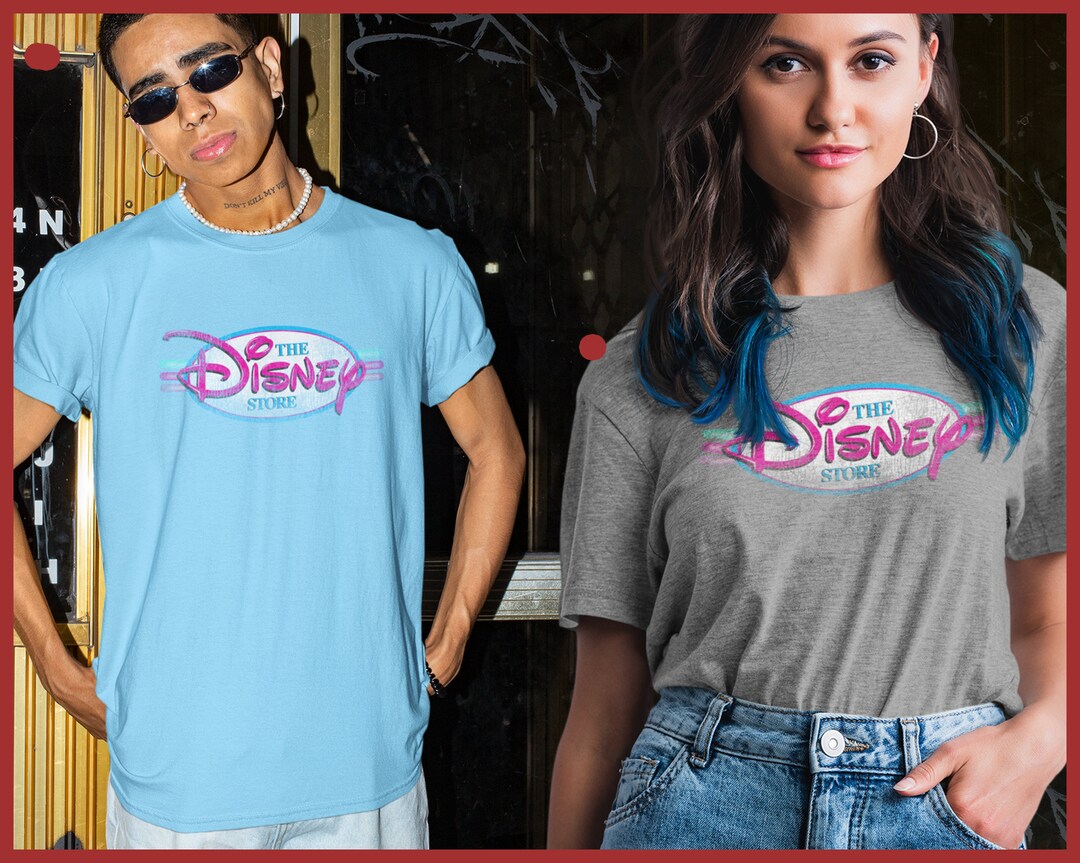 Vintage 80's RARE the Disney Store Logo 80's Unisex Softstyle Tee - Etsy