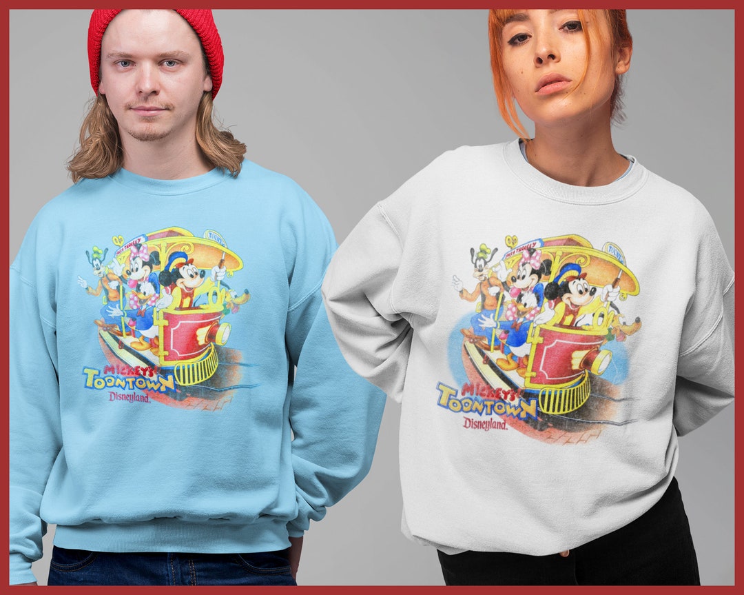 Vintage Disneyland Toontown Retro 90's Unisex Heavy Blend Crewneck ...
