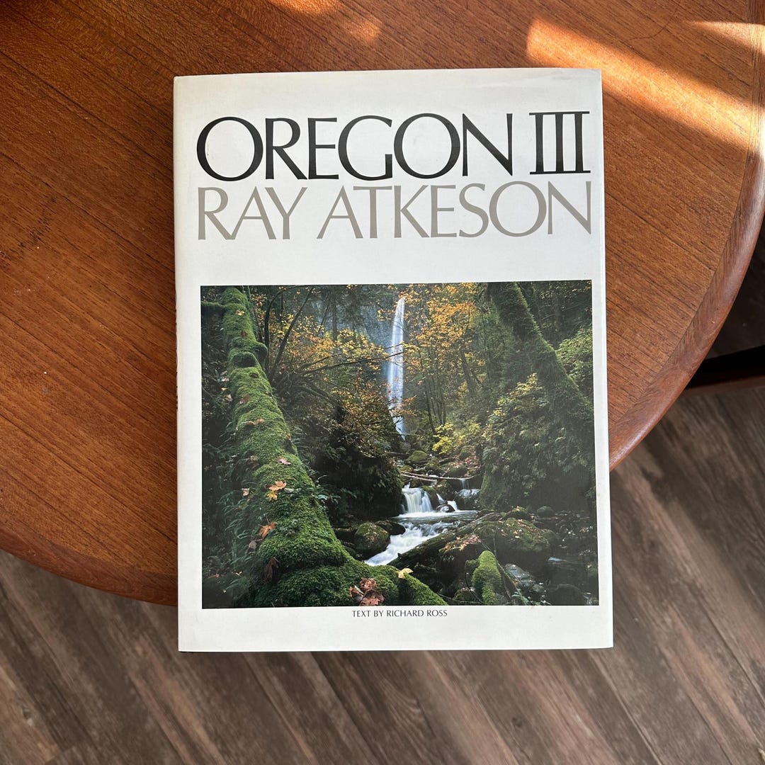 Oregon Coffee Table Book, Ray Atkeson Photography - Vintage - Etsy