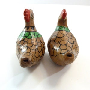 Two Little Vintage Mexican Clay Chicken Whistles - Etsy