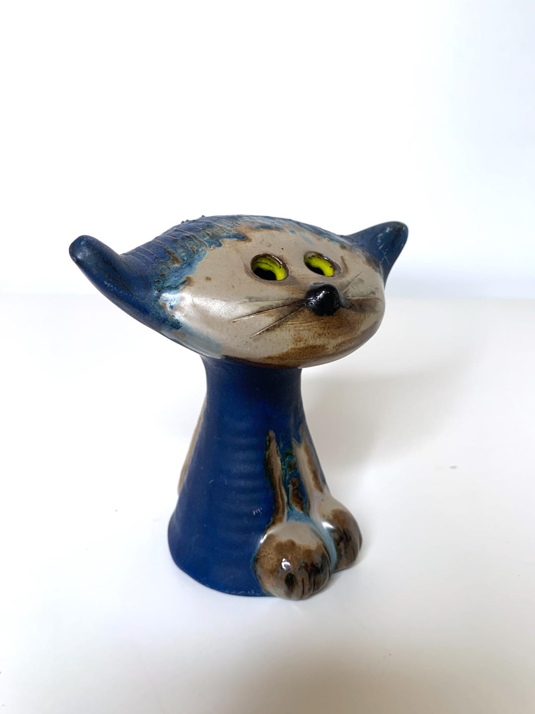 CUTEST Vintage 1970's Side Eye Judgemental Cat Figurine - Etsy