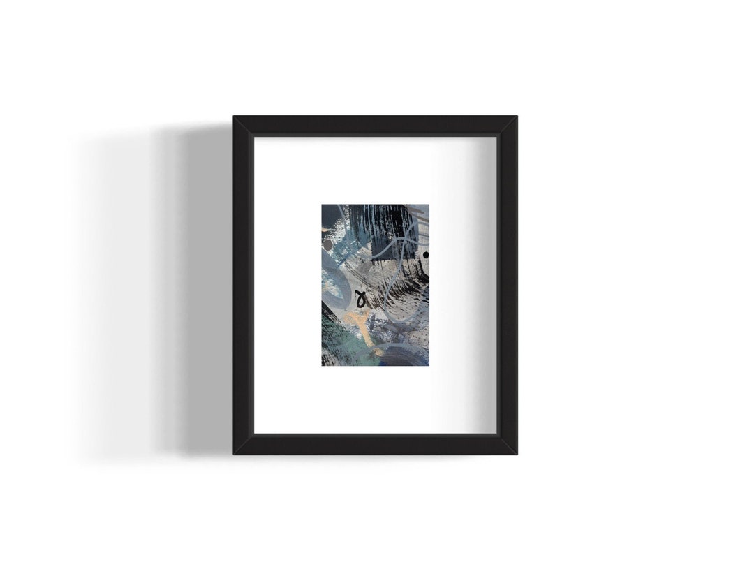 Paper Abstract Painting for Frame - Etsy
