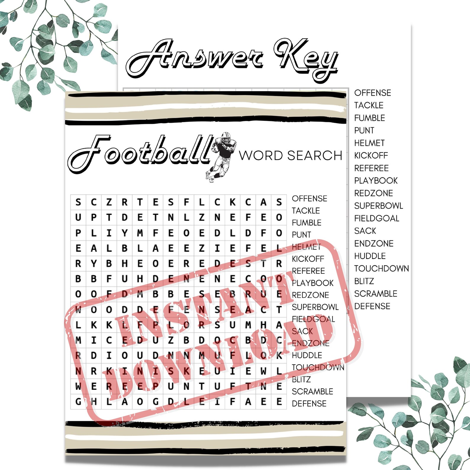 Football Word Search Puzzle Game,football Puzzle, Football Game ...