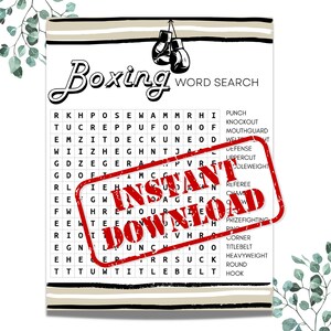 Boxing Word Search Puzzle Game, Boxing Word Search, Boxing Word Blitz ...