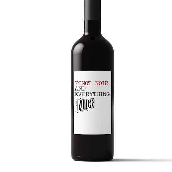 Pinot Noir Wine Labels