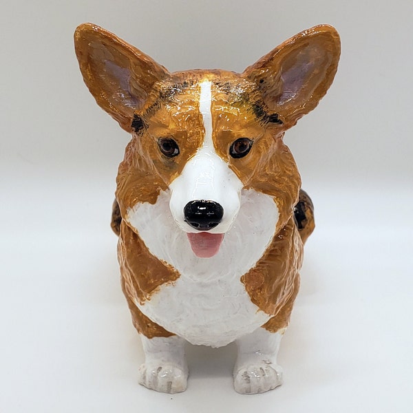 Corgi Statue - Etsy